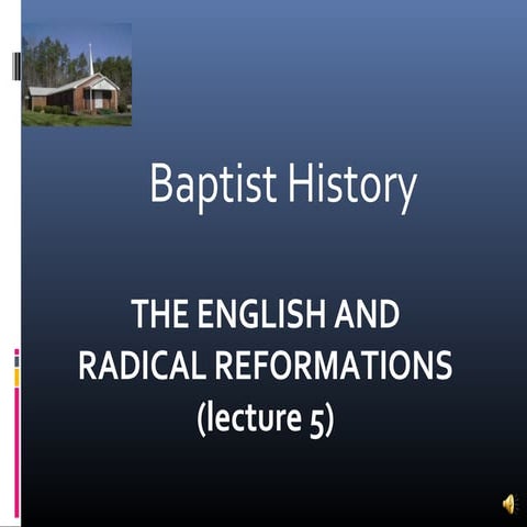 Baptist history ppt 2 a | PPT