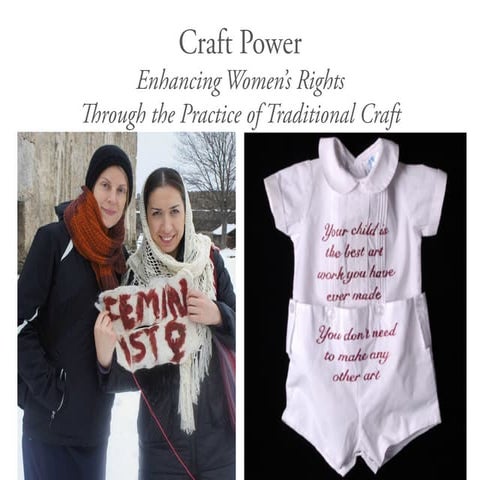 Craft Power:Enhancing Women's Rights Through Traditional Arts | PDF