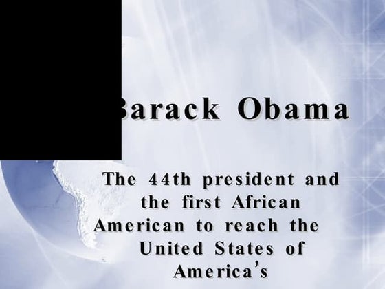 Barack obama | PPT