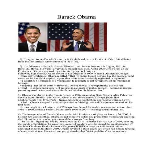 Barack Obama | PPTX