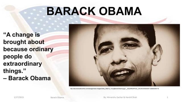 President Barack Obama | PPT