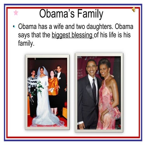 Barack Obama And His Family | PPT