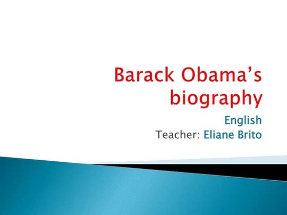 President Barack obama 44th | PPT