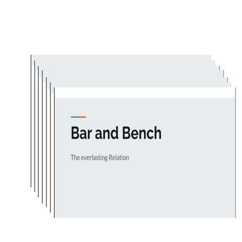 Bar and bench | PPTX