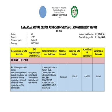 BARANGAY ANNUAL gENDER AND DEVELOPMENT accomplishment.docx