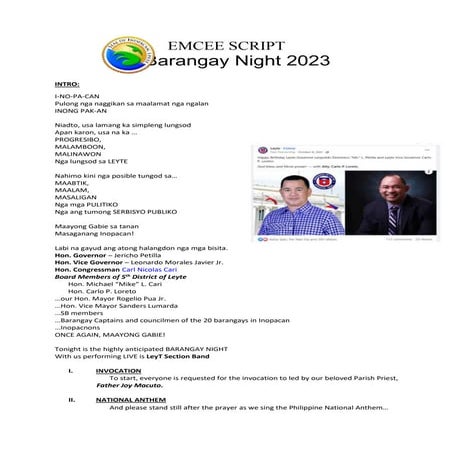 Teachers' Day Script 2016 (macunay) | DOCX