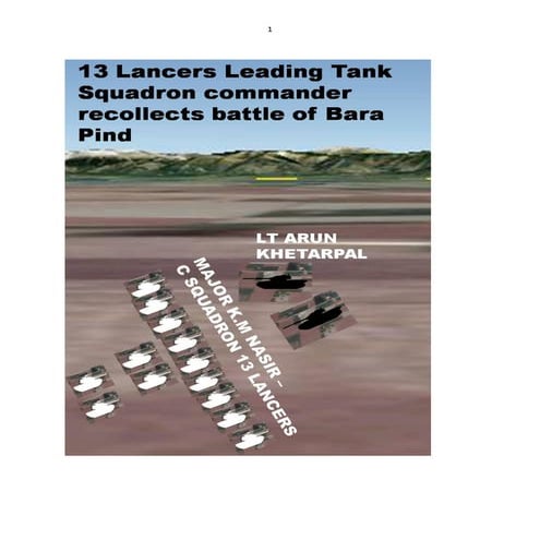 13 LANCERS DECORATED SQUADRON COMMANDER DESCRIBES THE FIASCO AT BARA ...