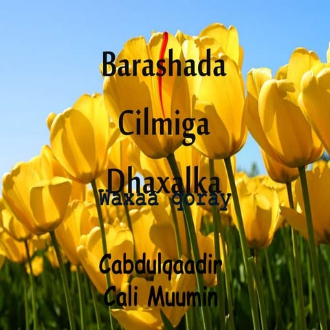 Barashada cimiga dhaxalka casharka 1aad | PPT