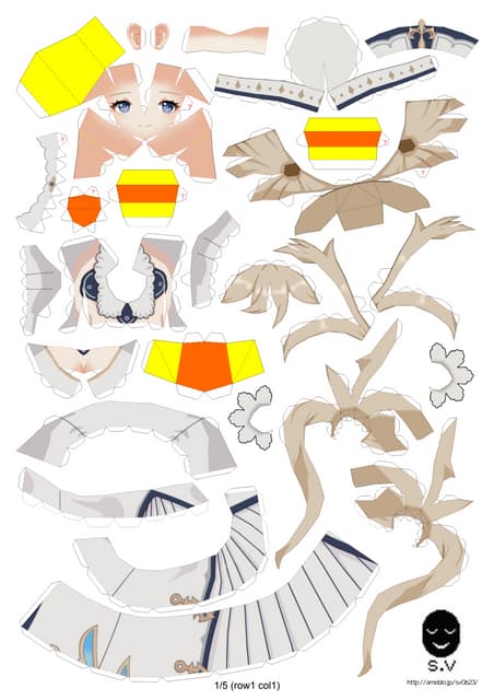 Genshin impact hu tao papercraft | PDF