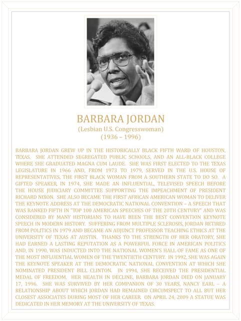 Barbara Jordan | PDF