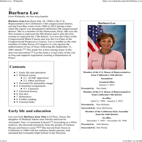 Barbara roberts | PDF