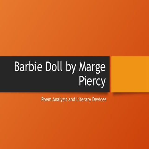 Barbie_Doll_Poem_Analysis.pptx for TESL students | PPTX