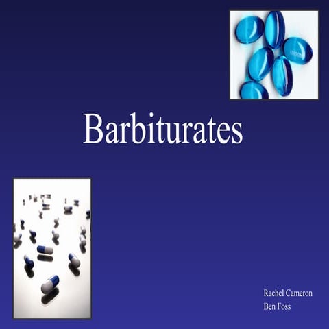Barbiturate | PPT