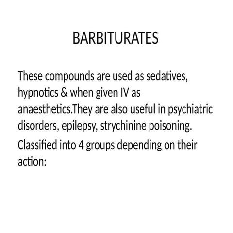 Barbiturates in forensic medicine .pptx