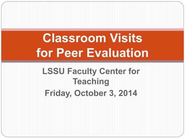 Danielson Observation Model | PPT