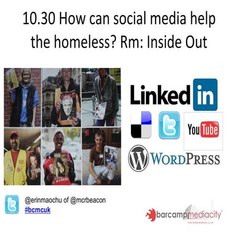 How can social media help the homeless? | PPT