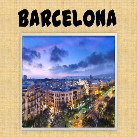 Presentació de Barcelona | PPTX