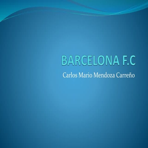 Presentación barça | PPT
