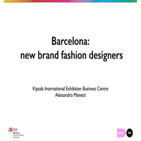 Barcelona fashion designers | PDF