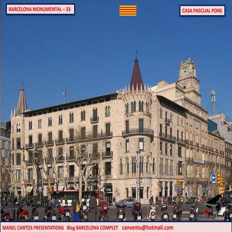 BARCELONA MONUMENTAL 33 - CASA PASCUAL PONS | PPSX