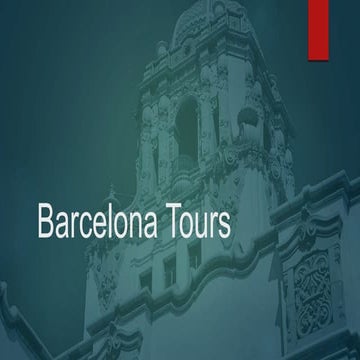 Barcelona Top attractions | PPTX