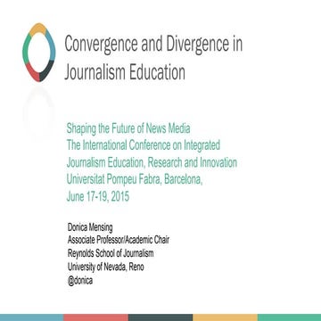 Convergence and Divergence in Journalism Education | PDF
