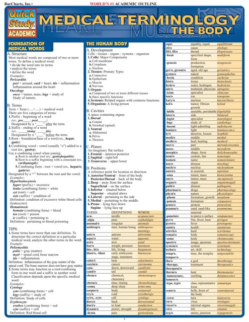 Medical term list | PDF | Lung and Respiratory Health | Diseases and ...