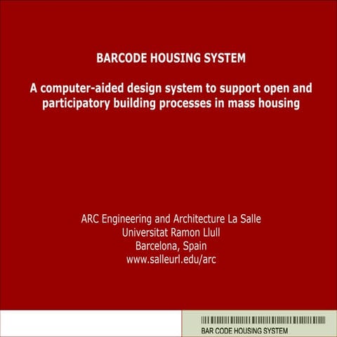 BARCODE HOUSING SYSTEM | PDF