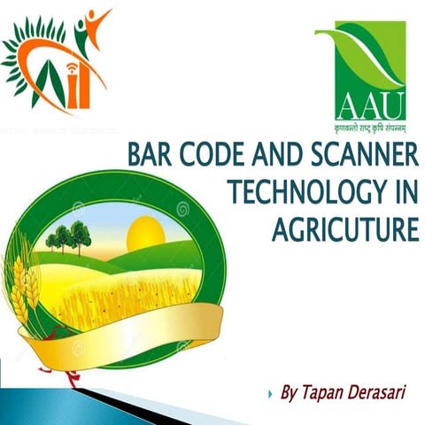 Barcode in agriculture | PPTX