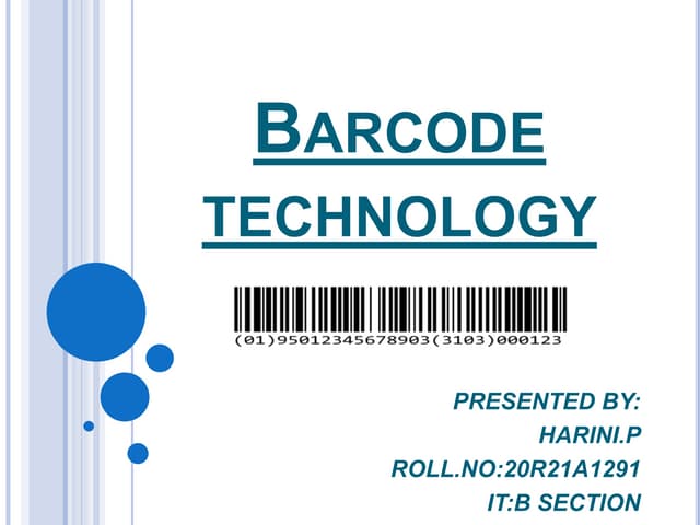 Barcodes | PPTX
