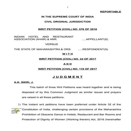 Bar dancer judgment by Supreme Court of India .pdf