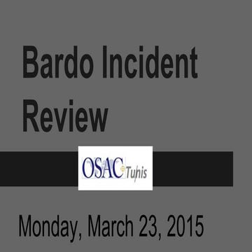 Bardo Museum Attack-Analysis | PPTX