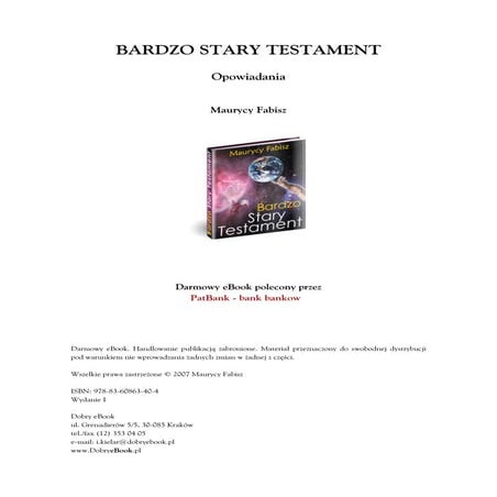 Bardzo Stary Testament | PDF