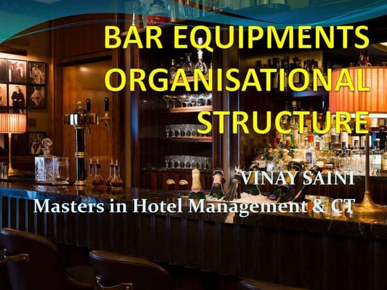 Different Bar Tools and Equipment // Alexandra Alcuetas | PPTX