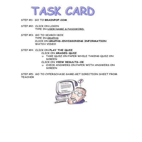 Bar Graph Task Card | PDF
