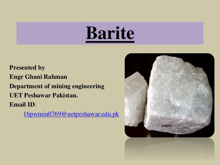 Barite