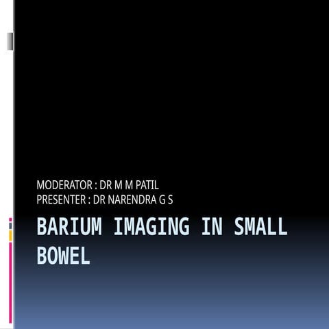 Barium meal follow through procedure in radiology department | PDF