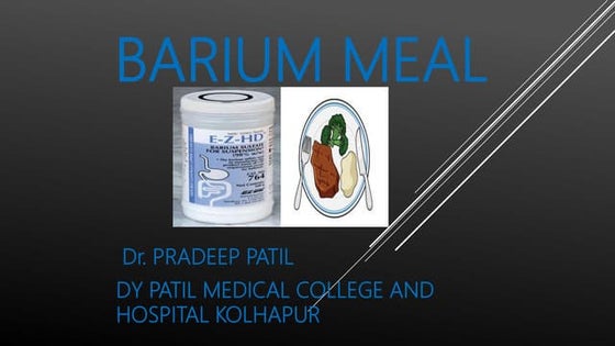 Barium swallow examination | PPT