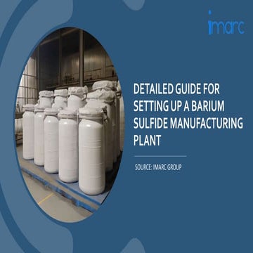 Barium Sulfate Manufacturing Process, Machinery Requirements and ...