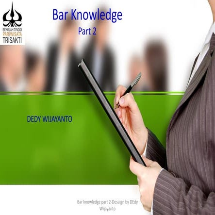 Bar knowledge | PDF