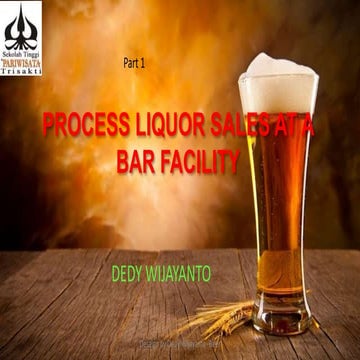 Bar knowledge part 1 | PPT