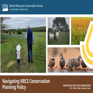 Navigating NRCS Policy for Certified Conservation Planners | PPTX
