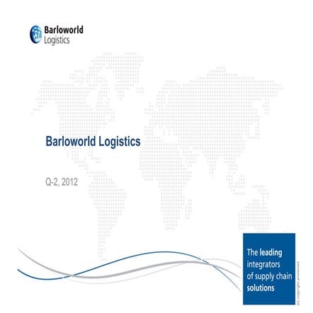 Barloworld Logistics EMEA 2012 | PDF
