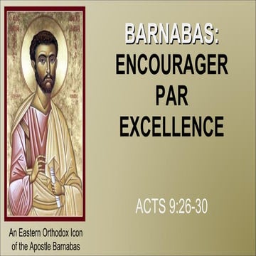 Barnabas | PPT