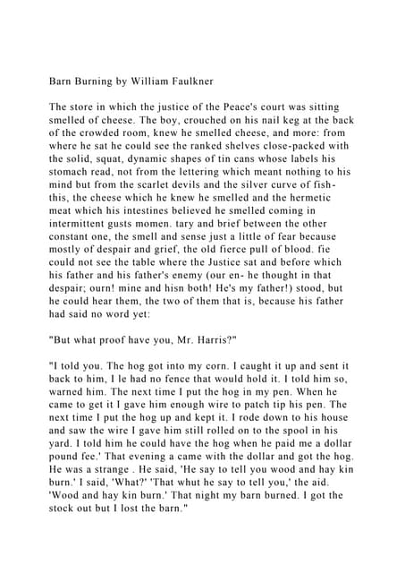 7 Barn Burning autor William Faulkner.pdf