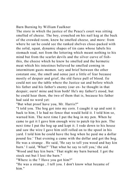 7 Barn Burning autor William Faulkner.pdf