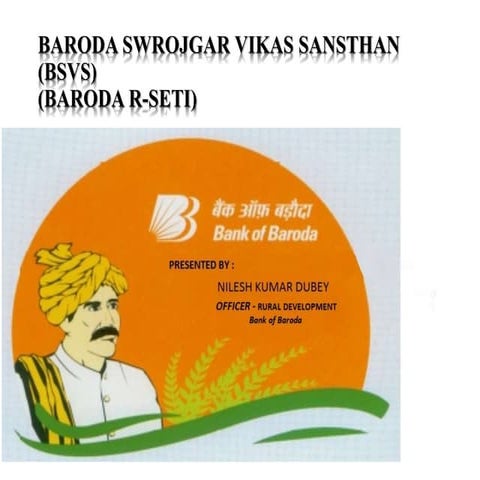 Baroda swarojgar vikash sansthan (rseti) | PPTX