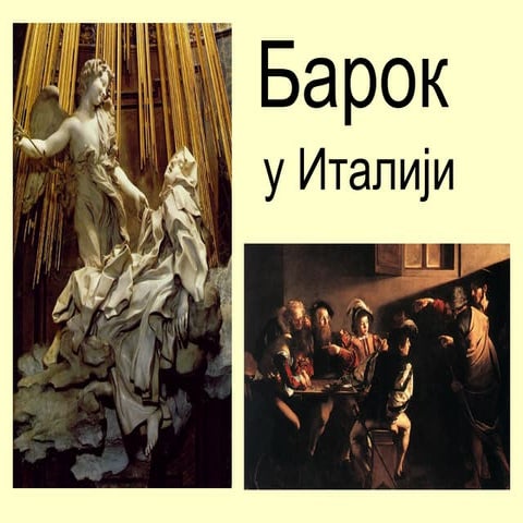Barok u italiji | PPT