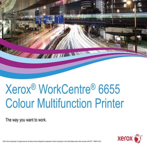 How The Xerox WorkCentre 6655 Lets You Do What You Do Best Wherever You ...