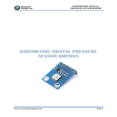 Barometric Digital pressure Sensor BMP085 | PDF